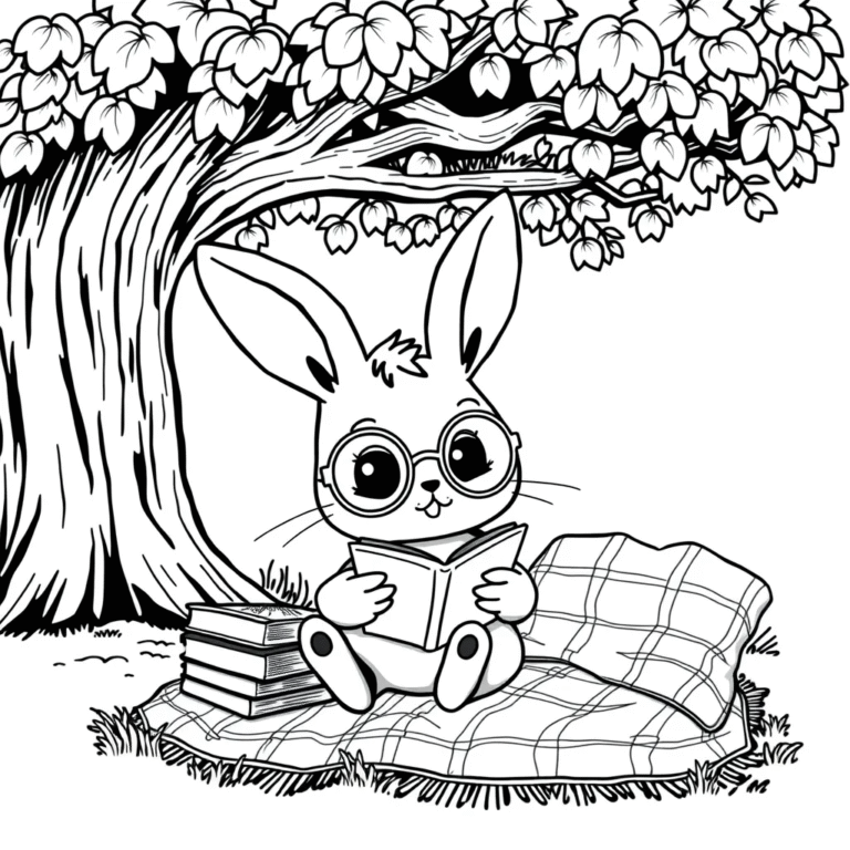 Free Printable Bunny Coloring Pages for Kids – 20 Designs
