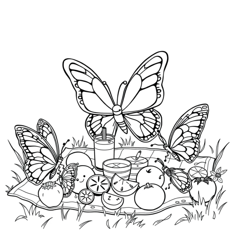 Free Printable Butterfly Coloring Pages for Kids – 20 Designs