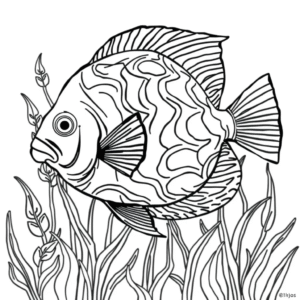Free Printable Fish Coloring Pages for Kids – 20 Designs