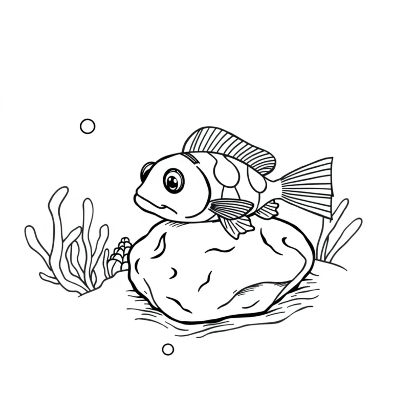 Free Printable Fish Coloring Pages for Kids – 20 Designs