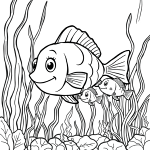 Free Printable Fish Coloring Pages for Kids – 20 Designs