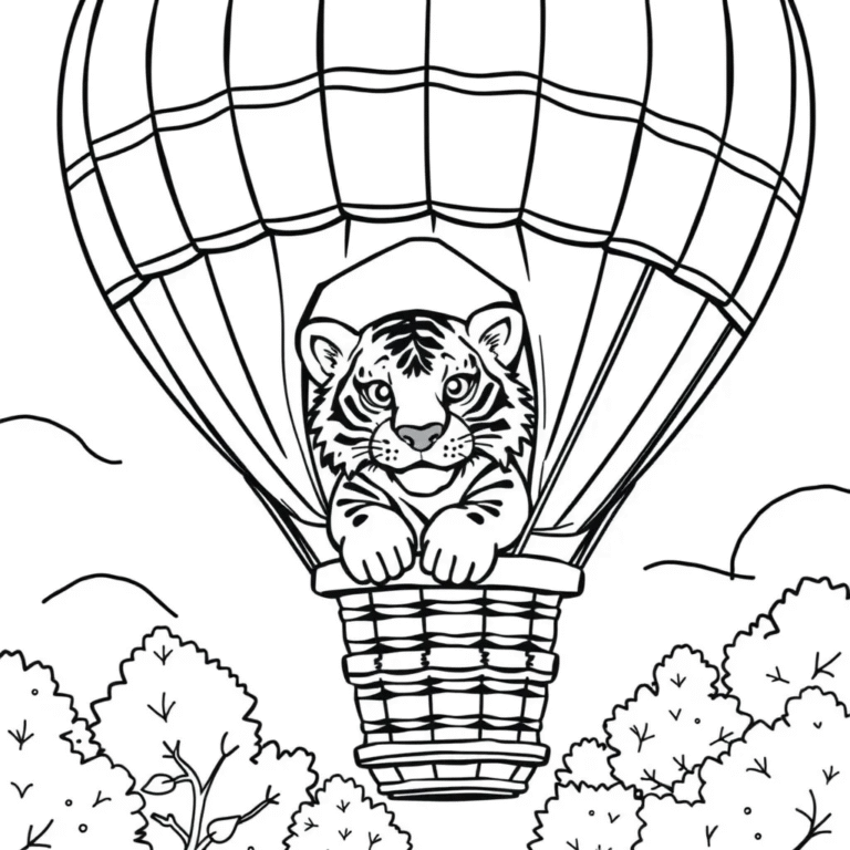 Free Printable Tiger Coloring Pages for Kids – 20 Designs
