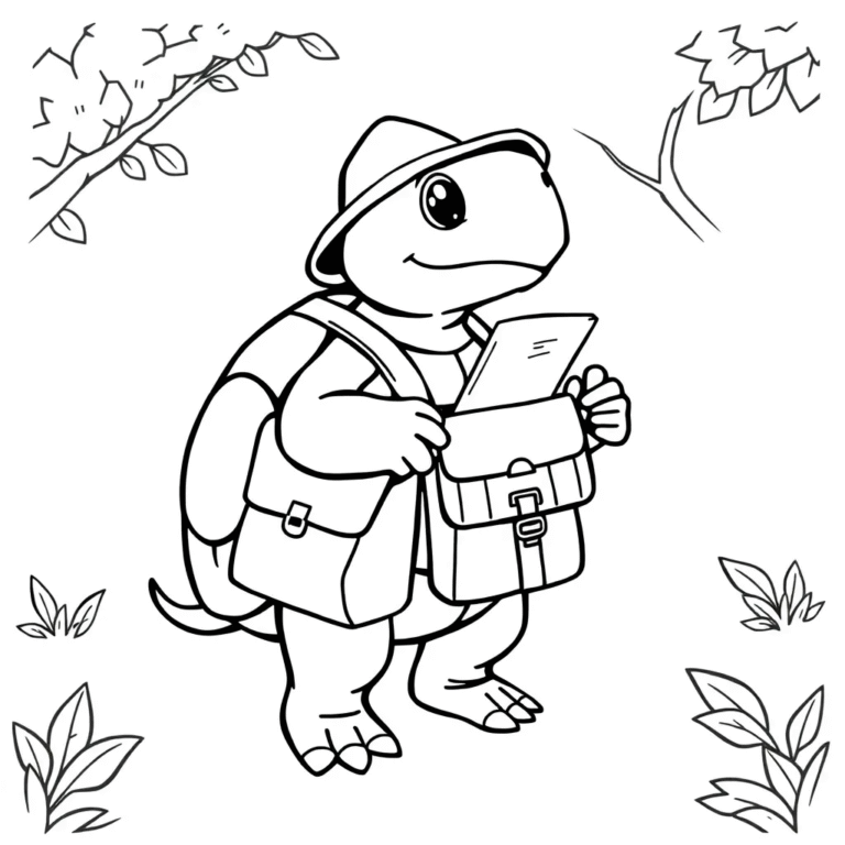 Free Printable Turtle Coloring Pages for Kids – 20 Designs