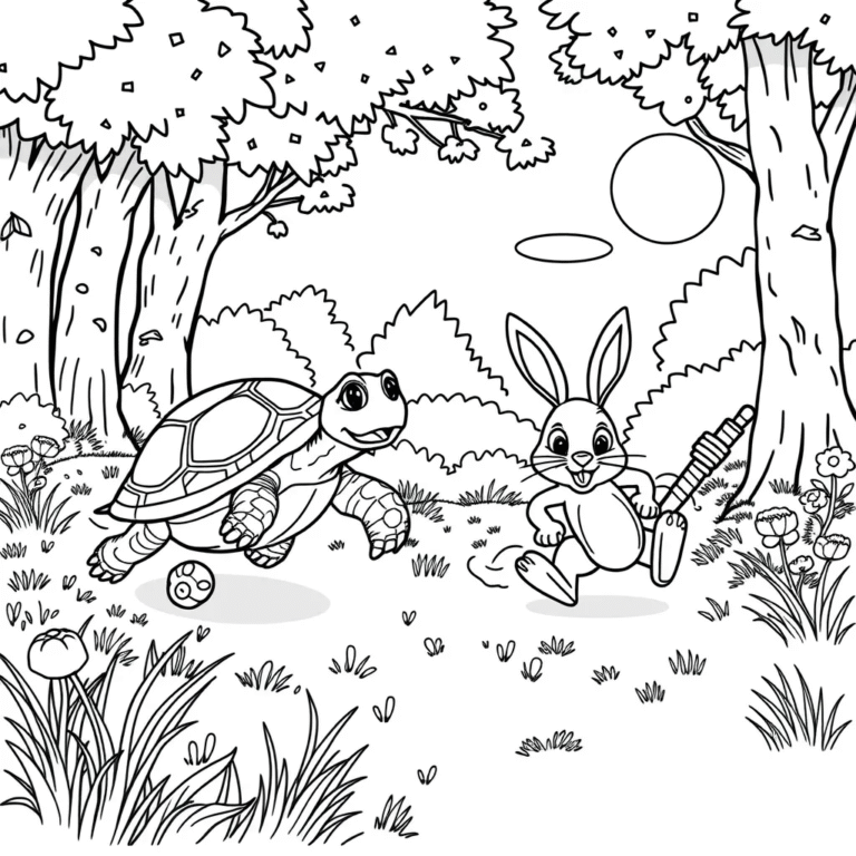 Free Printable Turtle Coloring Pages for Kids – 20 Designs