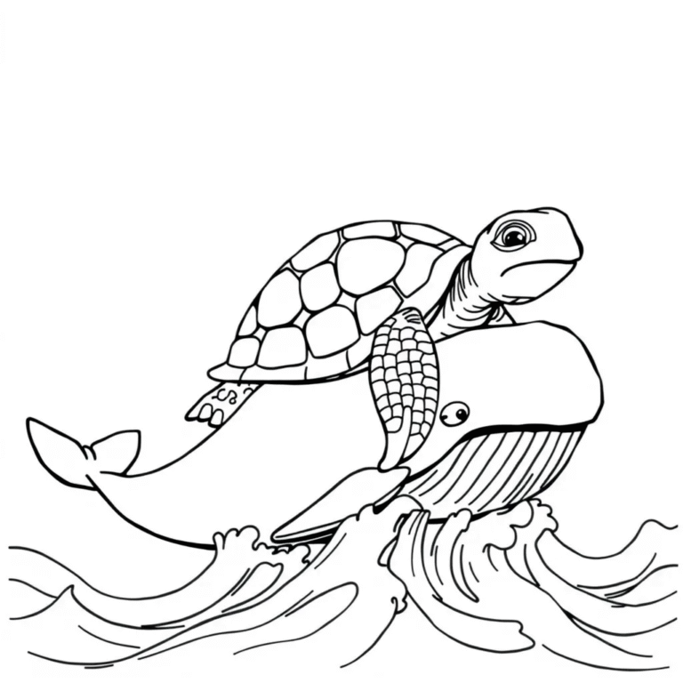 Free Printable Turtle Coloring Pages for Kids – 20 Designs