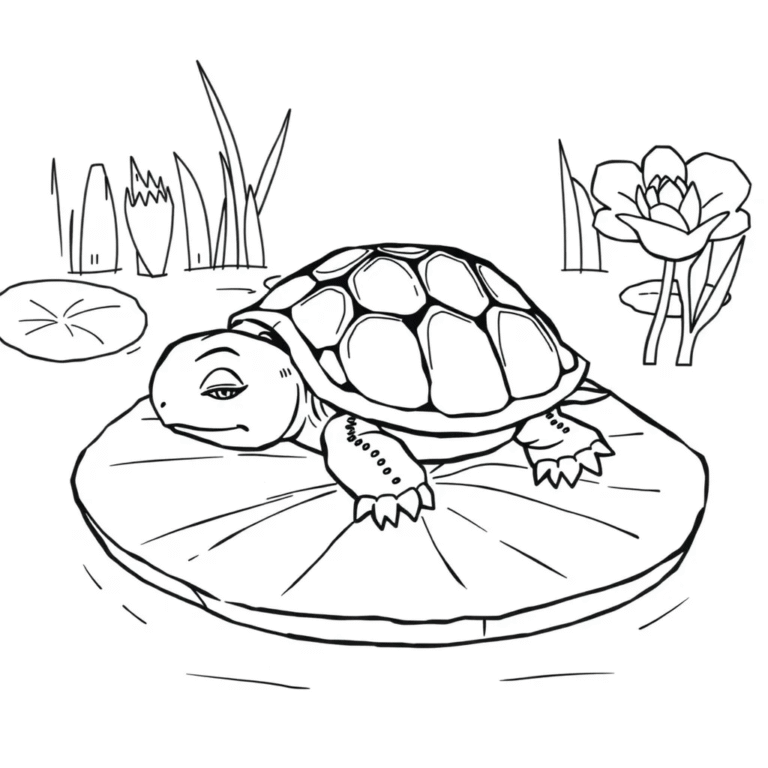 Free Printable Turtle Coloring Pages for Kids – 20 Designs