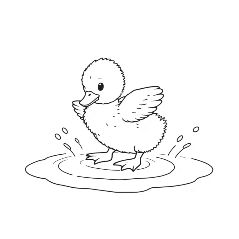Free Printable Duck Coloring Pages for Kids – 20 Designs